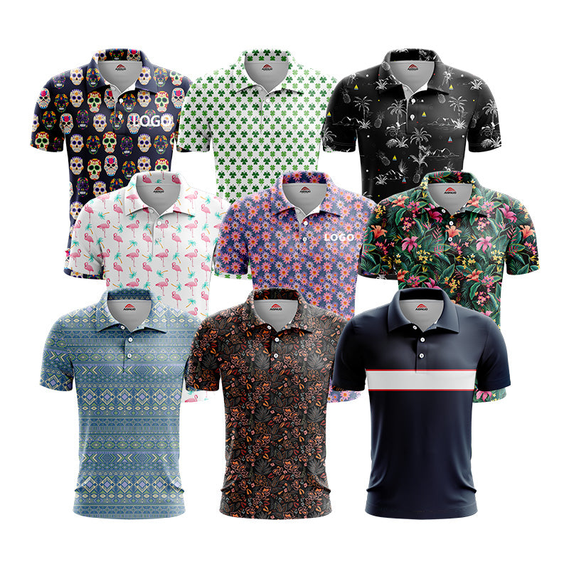 custom corporate golf polo shirts with your logo – AISNUG APPAREL