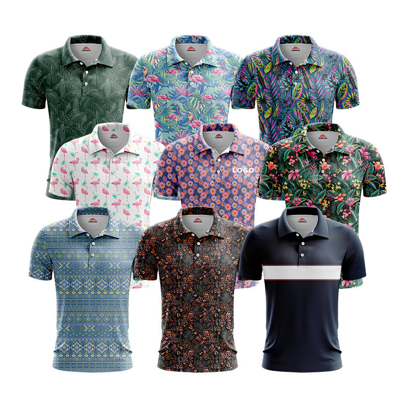 personalized corporate logo golf polo shirts – AISNUG APPAREL