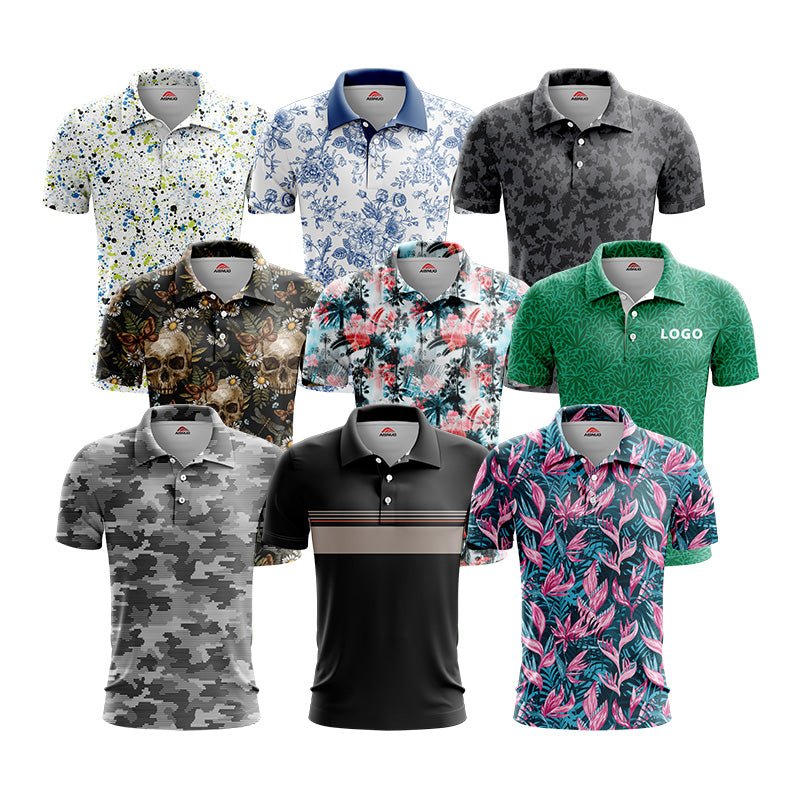 custom embroidered golf shirts no minimum – AISNUG APPAREL